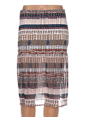 Meri Esca Jupes Mi Longues Femme De Couleur Marron 1477156-marron - Modz