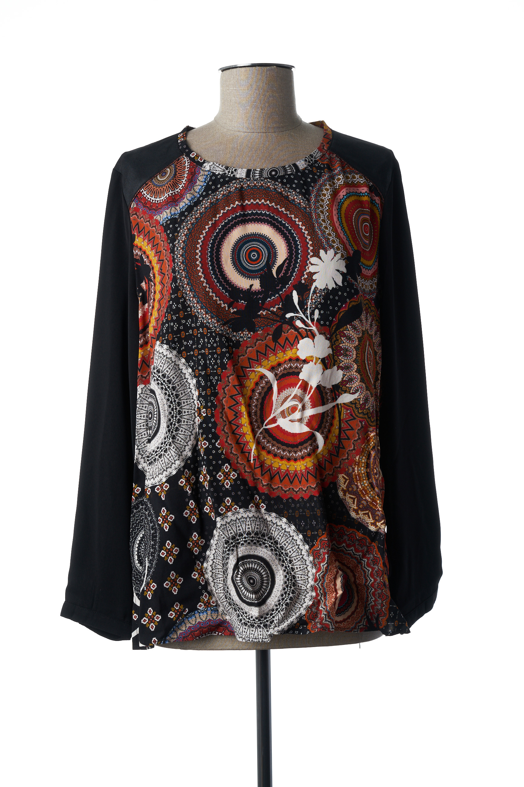 Pause Cafe Blouses Femme De Couleur Noir En Destockage 1484896-noir00 ...