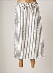 Mat De Misaine Jupes Longues Femme De Couleur Blanc 2019799-blanc0 - Modz