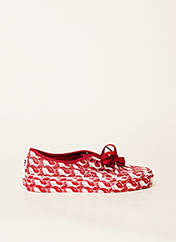 Vans Baskets Femme De Couleur Rouge 2192903-rouge0 - Modz