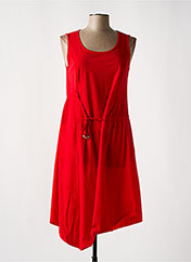 Robe Mi-longue Rouge Maloka Femme - 2456533-rouge0 | Modz